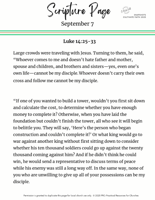 Snapshots Bundle: Revised Common Lectionary Year A Nov 2025 – Apr 2026 ...