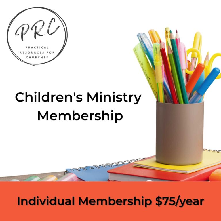Children’s Ministry Cohort – Individual Membership ($75/year) - PRC ...